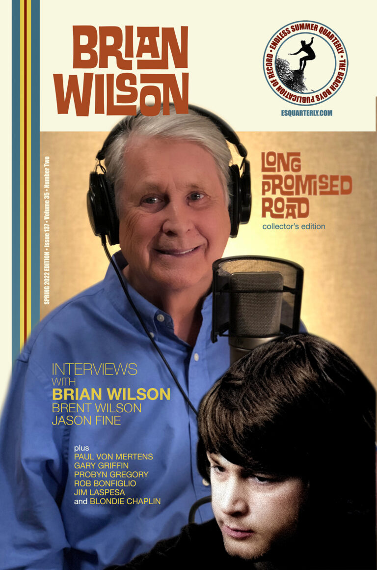 SPRING 2022, Issue #137: BRIAN WILSON — Long Promised Road documentary ...